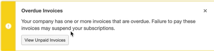 Notification for overdue invoices | AppDirect | Documentation Center